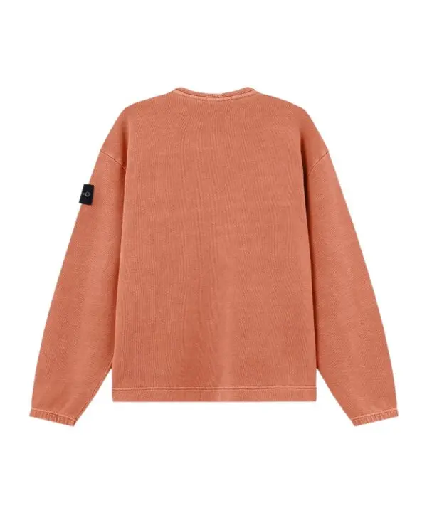 Stone Island Oversized-fit Crewneck Sweatshirt With Chest Pocket