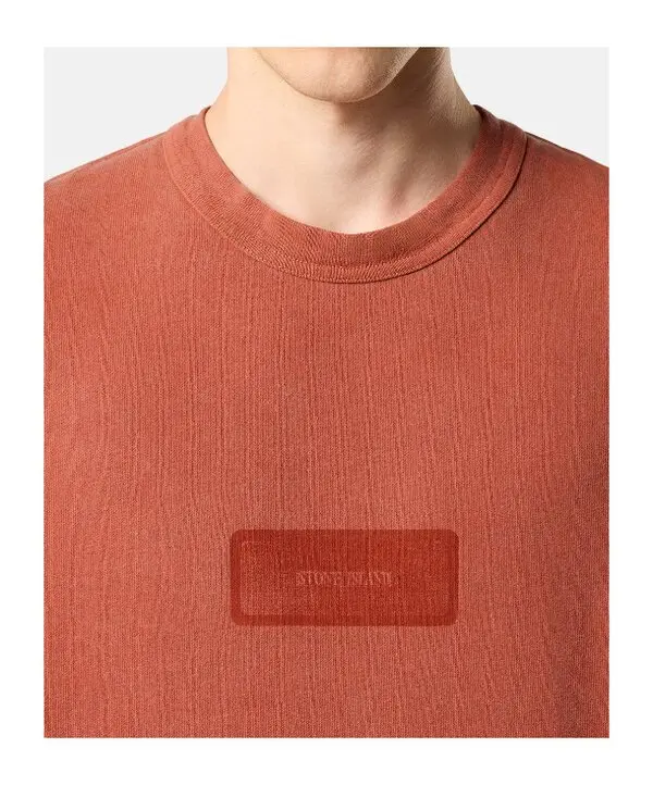 Stone Island Regular-fit T-shirt With Rectangular Print