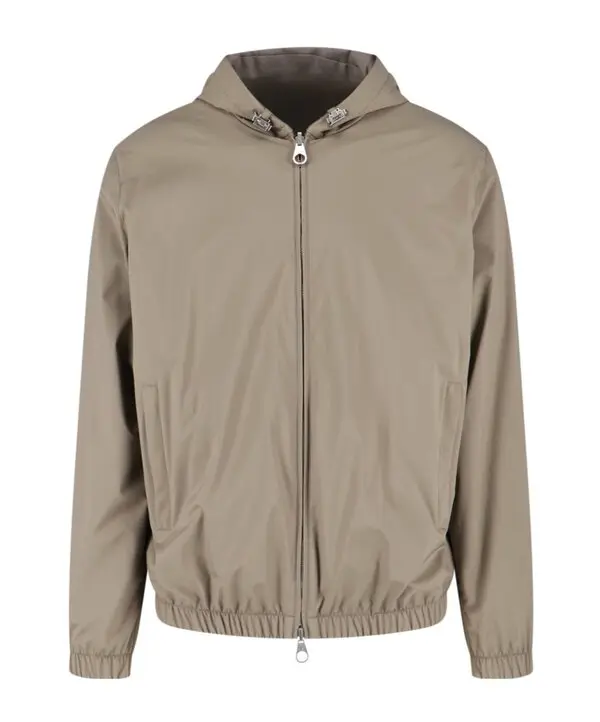 Loro Piana Reversible Jacket With Drawstring Hood - Nude