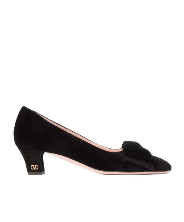 Valentino Garavani Bow-decorated High Heels - Black