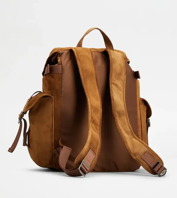 TOD'S Logo Debossed Medium Backpack