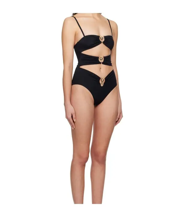 Christopher Esber Square Neck Cut-out Swimsuit