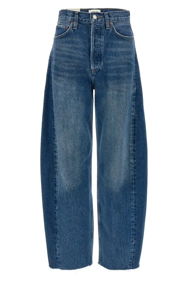 AGOLDE Luna Pieced Curve Jeans - Blue