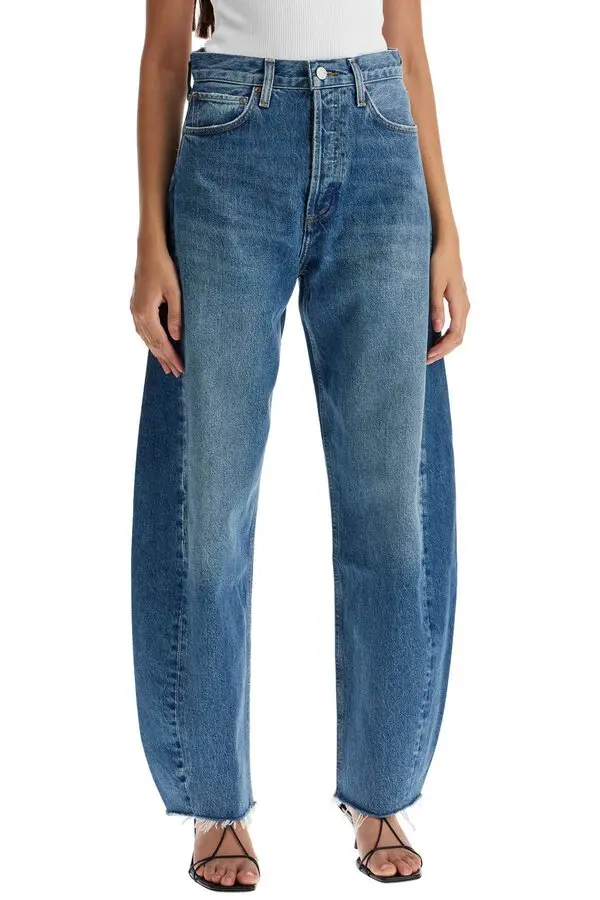 AGOLDE Luna Pieced Curve Jeans - Blue