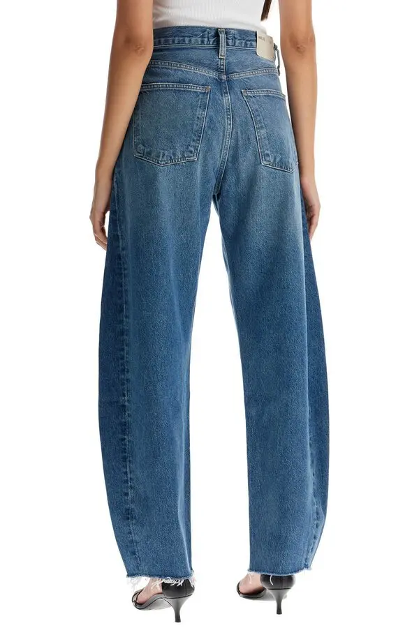 AGOLDE Luna Pieced Curve Jeans - Blue
