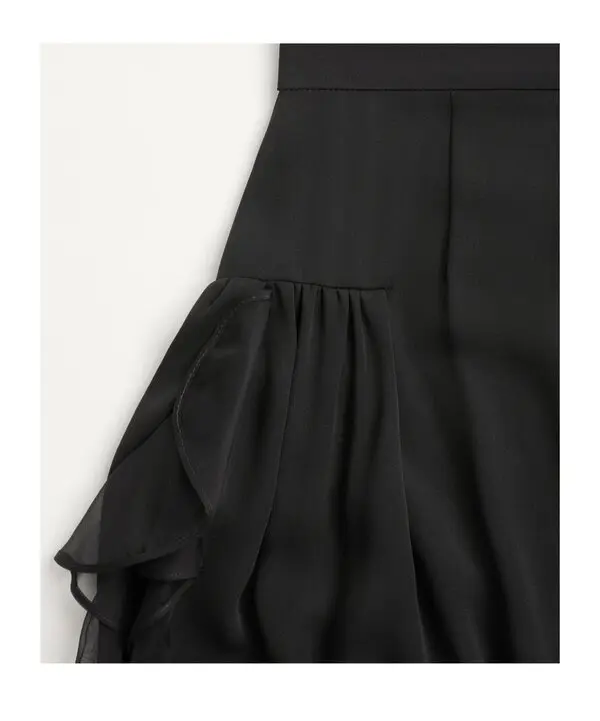 Valentino Garavani Ruffled Trim Ballon Trousers