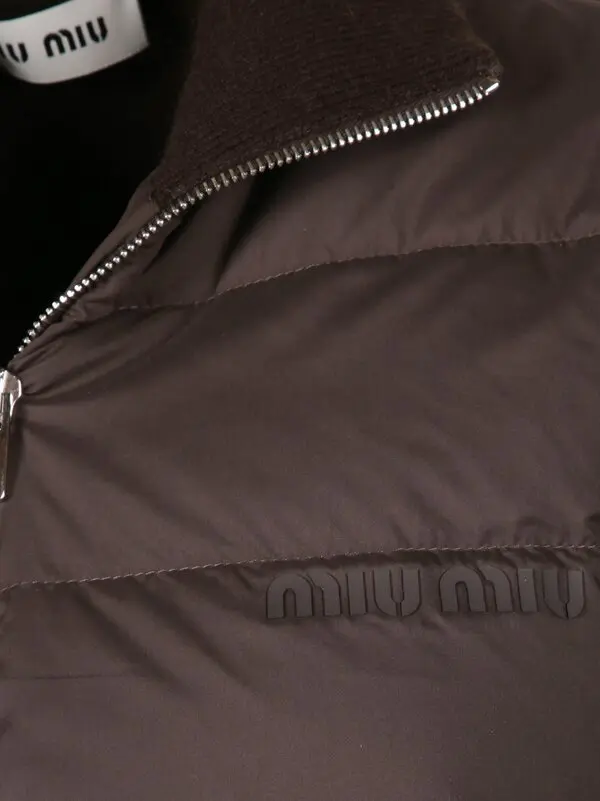 Miu Miu Zip-up Padded Gilet