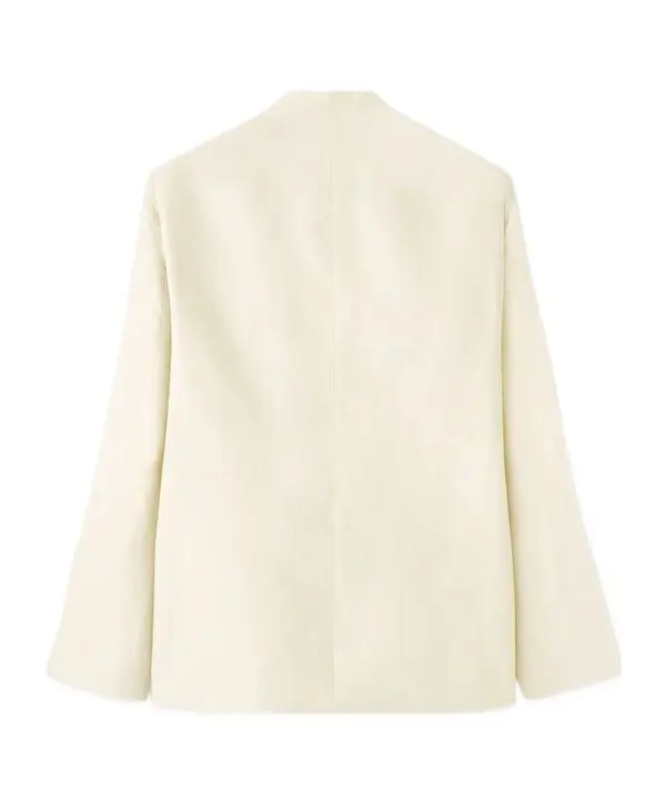 Loro Piana Long Sleeve Stand Collar Jacket