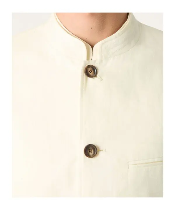 Loro Piana Long Sleeve Stand Collar Jacket