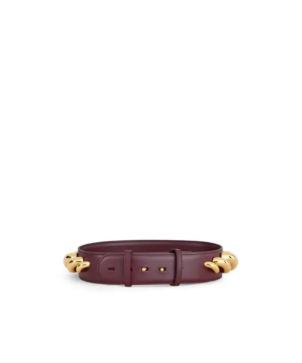Alaïa Adjustable Waist Belt - Garnet Red