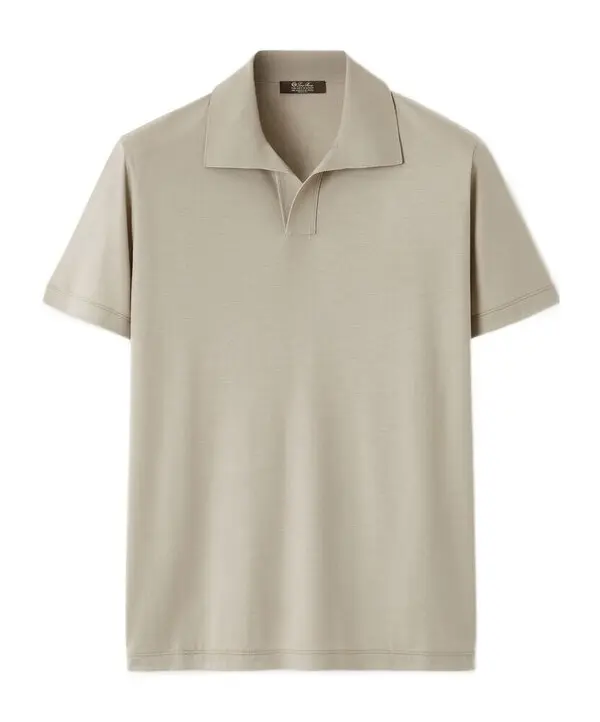 Loro Piana Como Polo Sweatshirt - Moss Haven