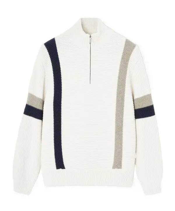 Loro Piana Long-sleeved Sweater - White