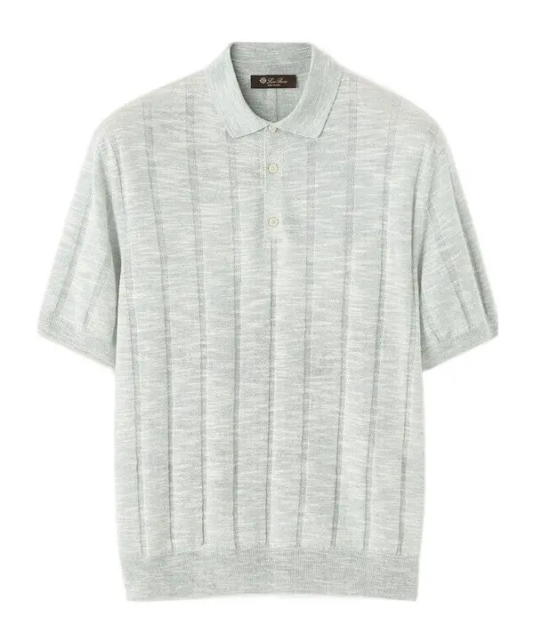 Loro Piana Mayreau Polo Shirt - Sky-blue