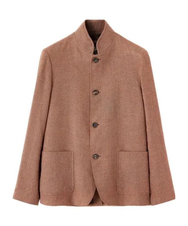 Loro Piana Spagna Jacket - Rust Micro Design