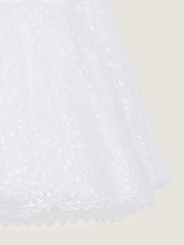 Givenchy Bustier Cape Back Dress In Lace