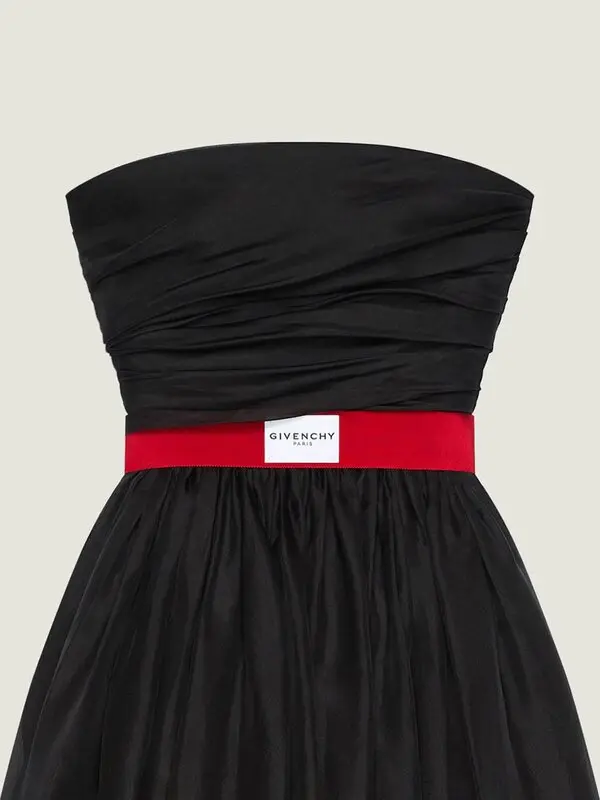 Givenchy Bustier Evening Dress In Organza