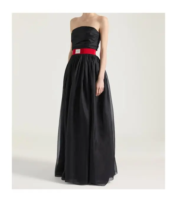 Givenchy Bustier Evening Dress In Organza