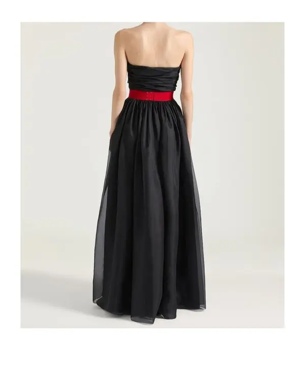 Givenchy Bustier Evening Dress In Organza