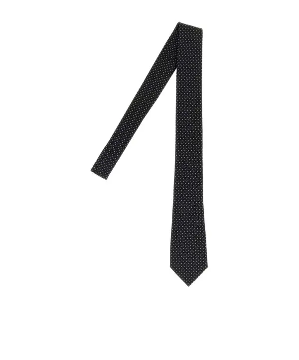 TOM FORD Micro Dots Tie - Black