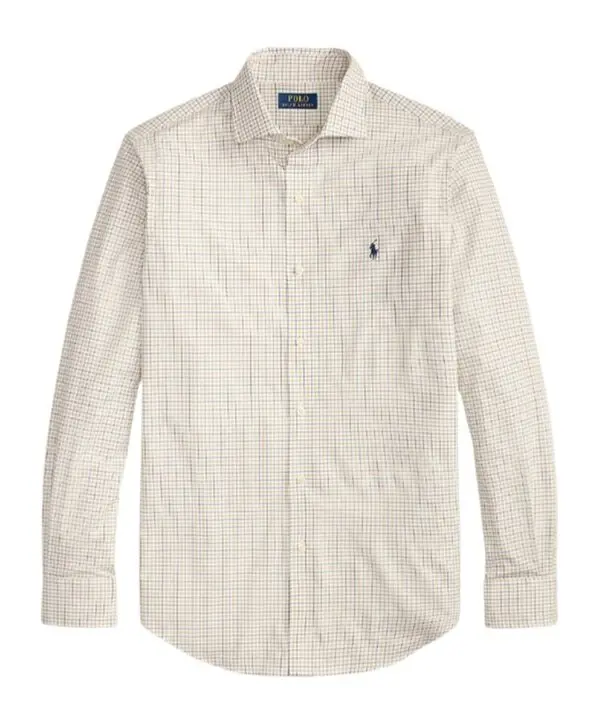 Polo Ralph Lauren Custom Fit Gingham Stretch Poplin Shirt