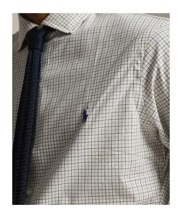Polo Ralph Lauren Custom Fit Gingham Stretch Poplin Shirt
