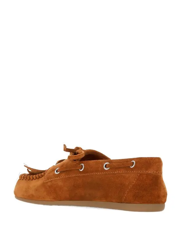 Miu Miu Fringed Suede Loafers