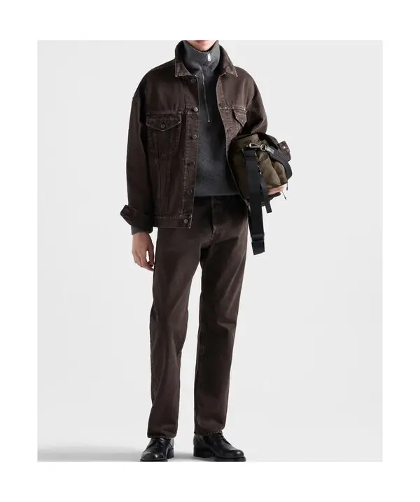 Prada Wool And Cashmere Polo Sweater