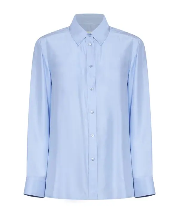 Max Mara Long-sleeved Shirt - Blue