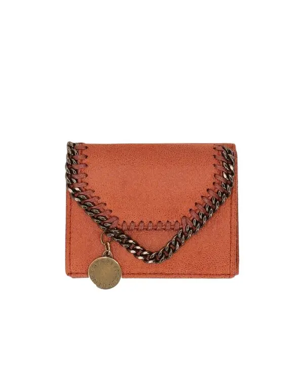 Stella McCartney Snap-button Wallet - Orange