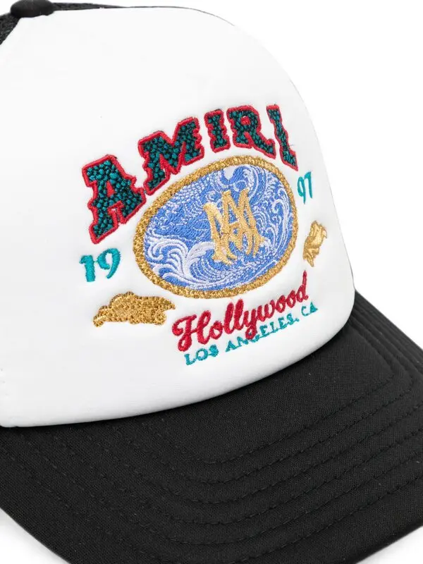 Amiri Logo Embroidered Trucker Cap