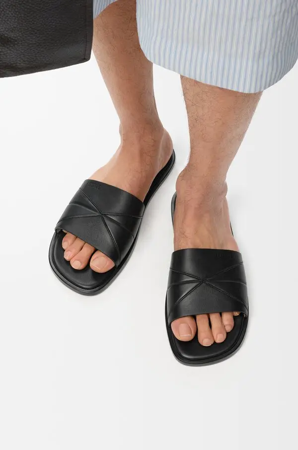Loewe Origami Leather Sandals