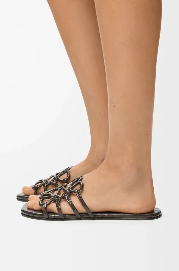 Loewe Petal Anagram Slide Sandals