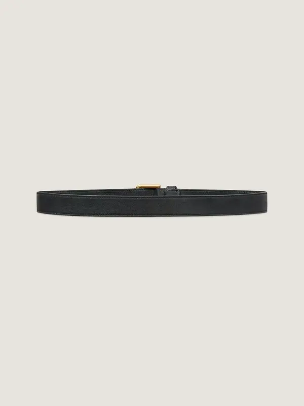 Givenchy Voyou Belt In Shiny Calfskin Leather