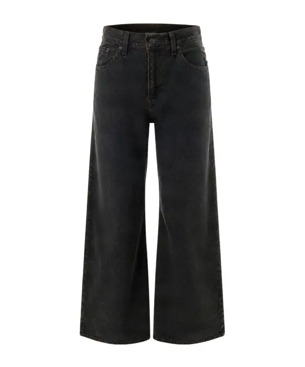 LEVI'S Faded Straight-leg Jeans - Onyx