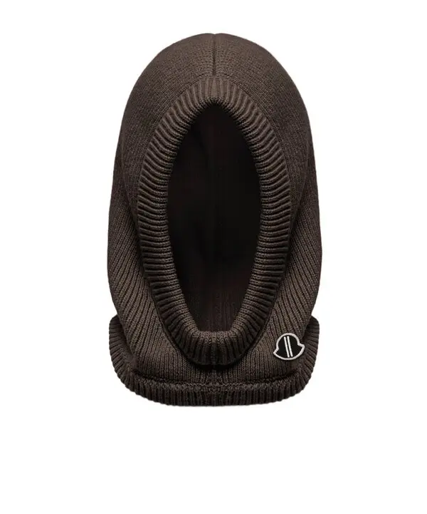 Moncler Rick Owens Wool Jera Hood - Brown