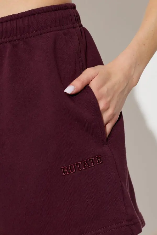ROTATE BY BIRGER CHRISTENSEN Logo Shorts