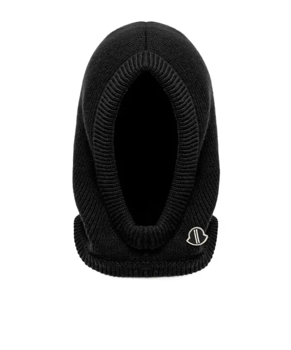 Moncler Rick Owens Wool Jera Hood - Black