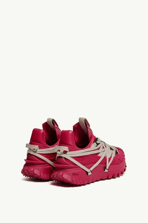 Moncler Trailgrip Megelace Leather Sneakers