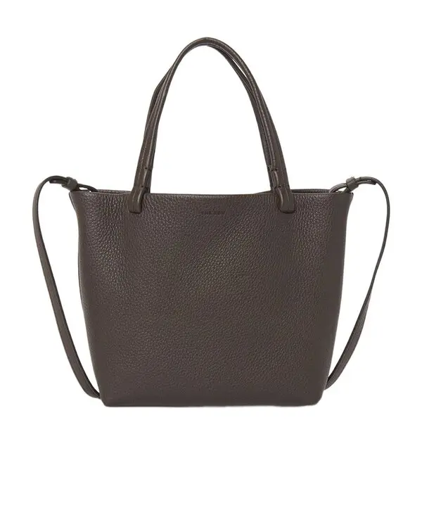 THE ROW Small Double-handled Tote Bag - Black