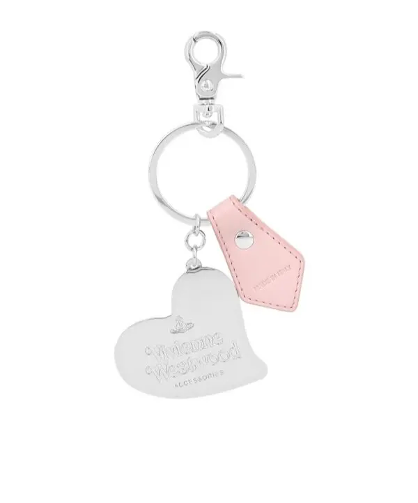 VIVIENNE WESTWOOD Orb Logo Heart-shaped Keychain