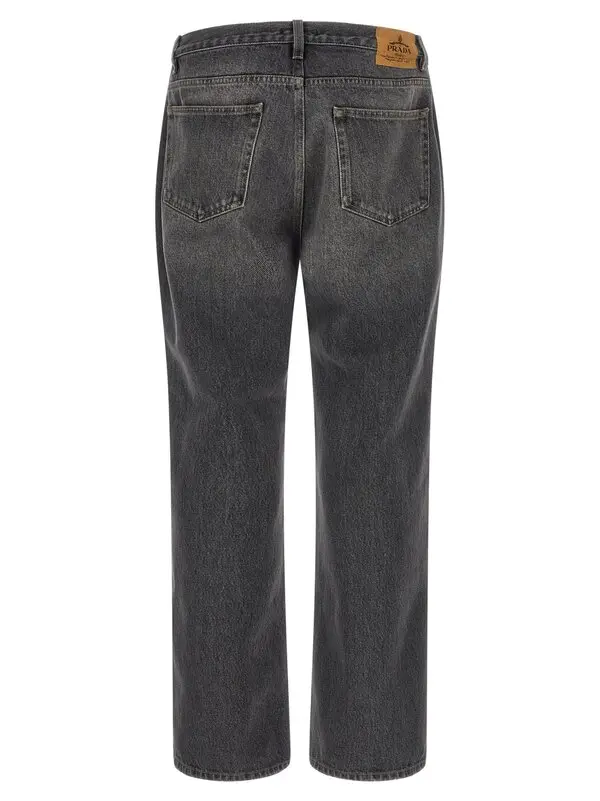 Prada Jeans With A Triangle Logo