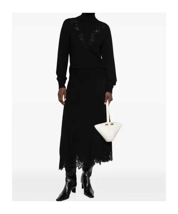 Zimmermann Lace Trim Midi Skirt