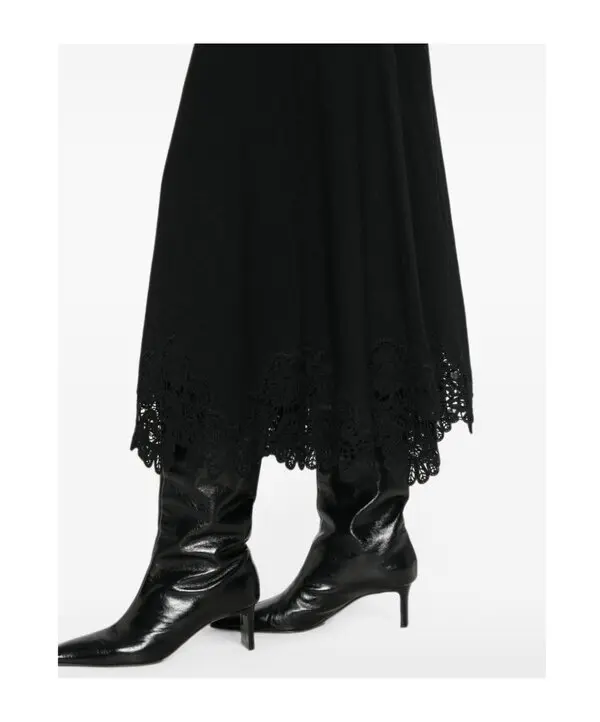 Zimmermann Lace Trim Midi Skirt