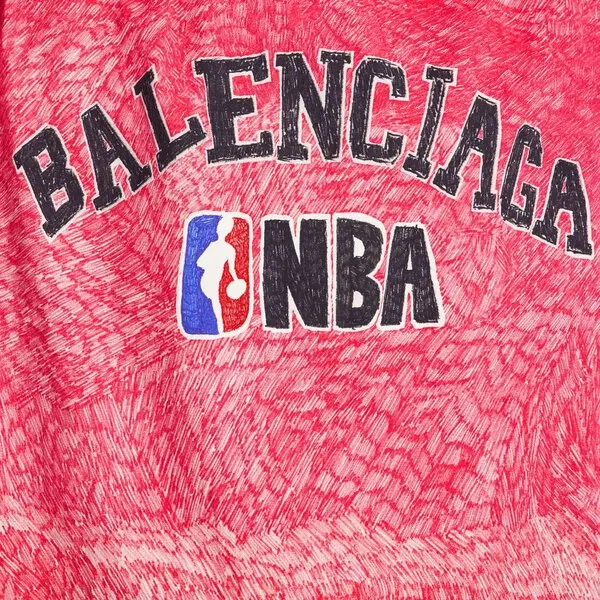 Balenciaga Nba Collaboration Oversized T-shirt