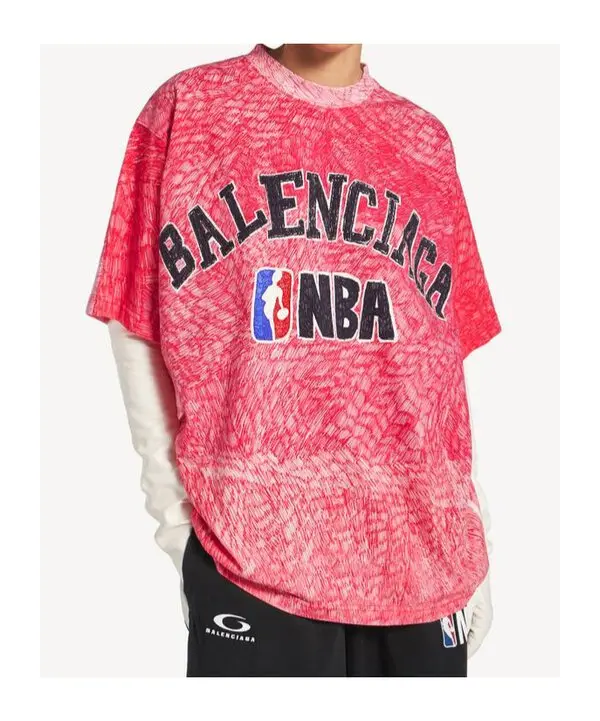 Balenciaga Nba Collaboration Oversized T-shirt
