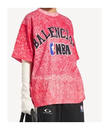 Balenciaga Nba Collaboration Oversized T-shirt