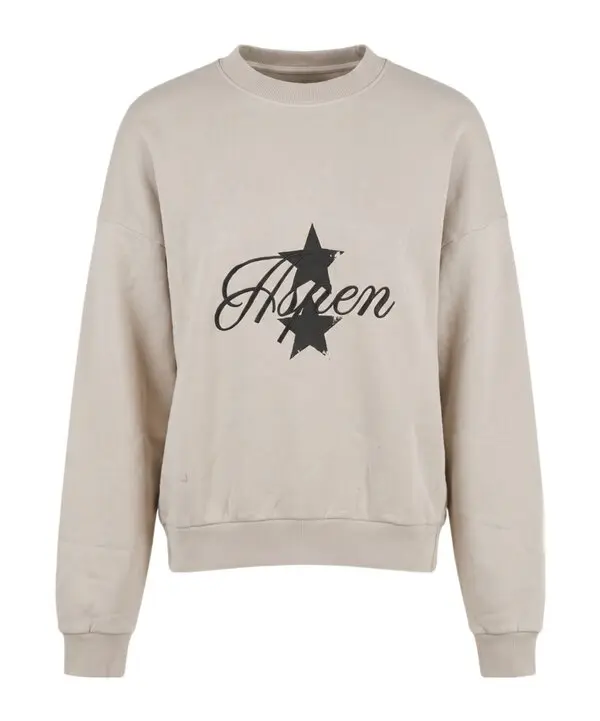 ICON DENIM LOS ANGELES Aspen Logo-print Sweater - Beige