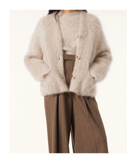Loro Piana V-neck Cardigan With Horn Buttons
