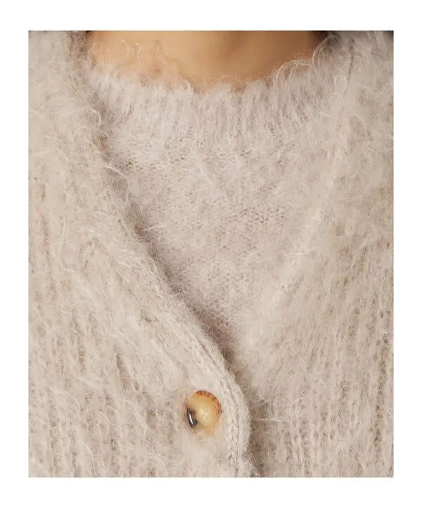 Loro Piana V-neck Cardigan With Horn Buttons