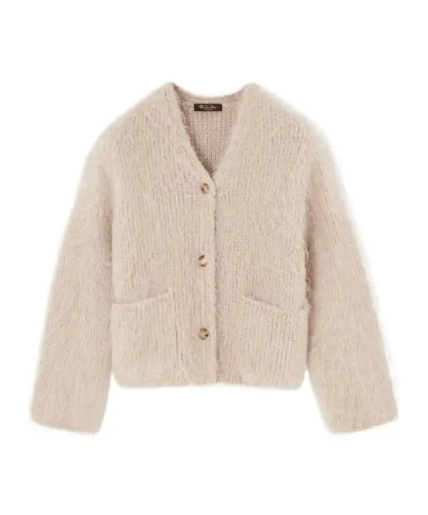 Loro Piana V-neck Cardigan With Horn Buttons - Storm's